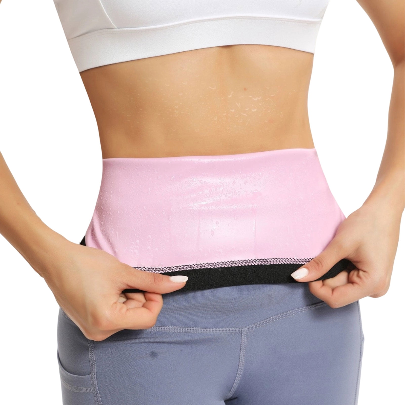 Comfortable Elastic Waist Trimmer Sweat Waist Trainer Belt Body Shaper ...