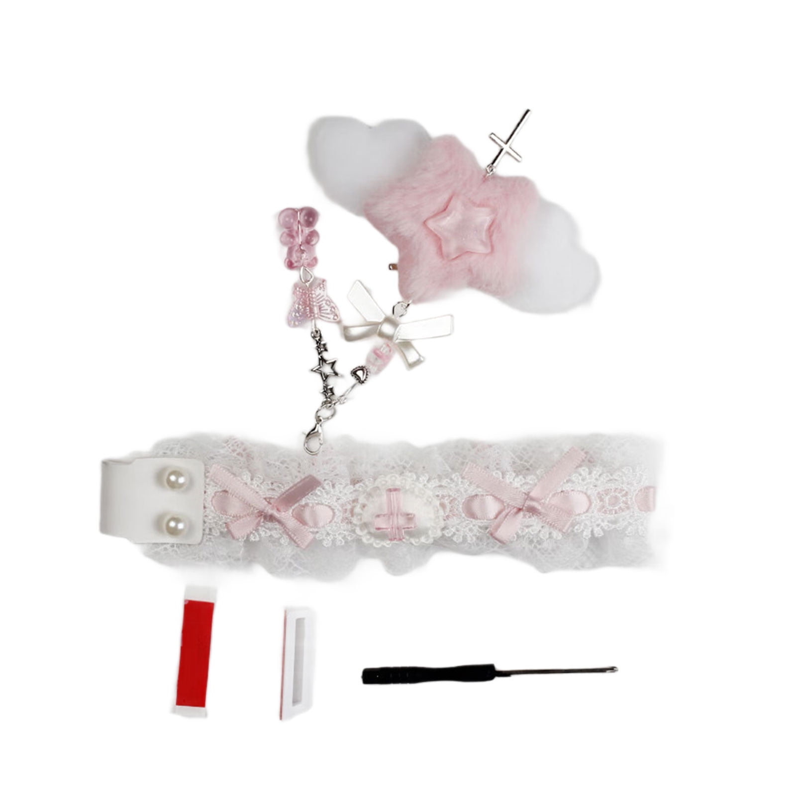 Comfortable Fabric Keyboard Ribbon Adhesive Keyboard Snap Straps For ...