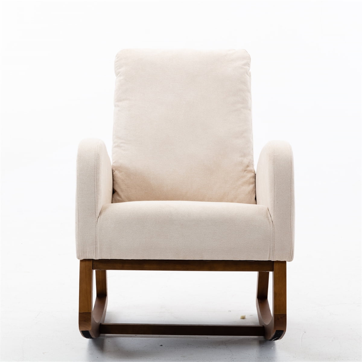 Comfortable Fabric Rocking Chair for Elderly and Adults, Modern Accent ...