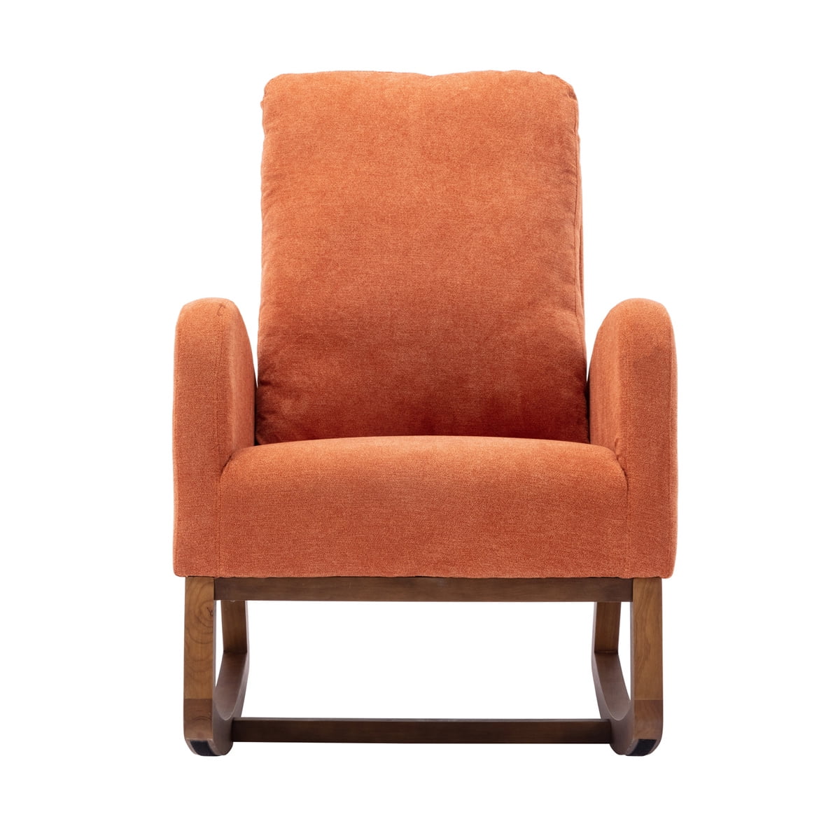 Comfortable Fabric Rocking Chair for Elderly and Adults, Modern Accent ...