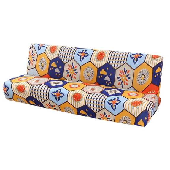 Comfortable Folding Sofa to Bed Convertible Cover, Easy Storage Armless ...