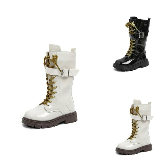 Comfortable Girls Ankle Boots, Autumn Winter Warm Sports Shoes, Flat ...