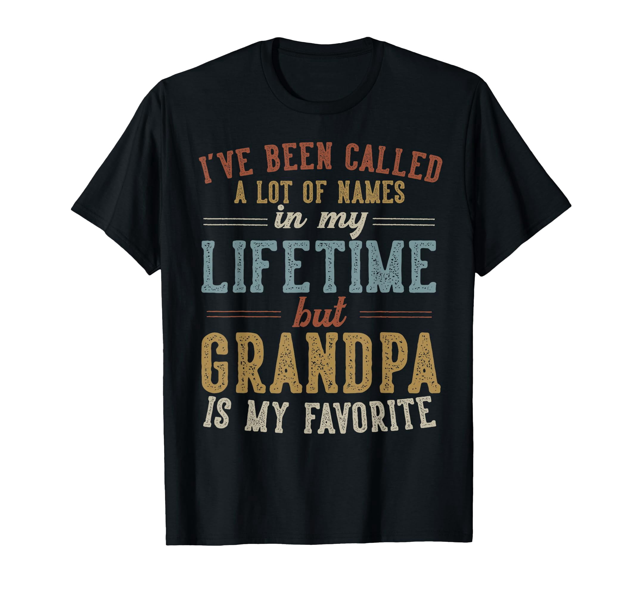 Comfortable Grandpa is My Favorite Name T-Shirt - Perfect Father's Day ...