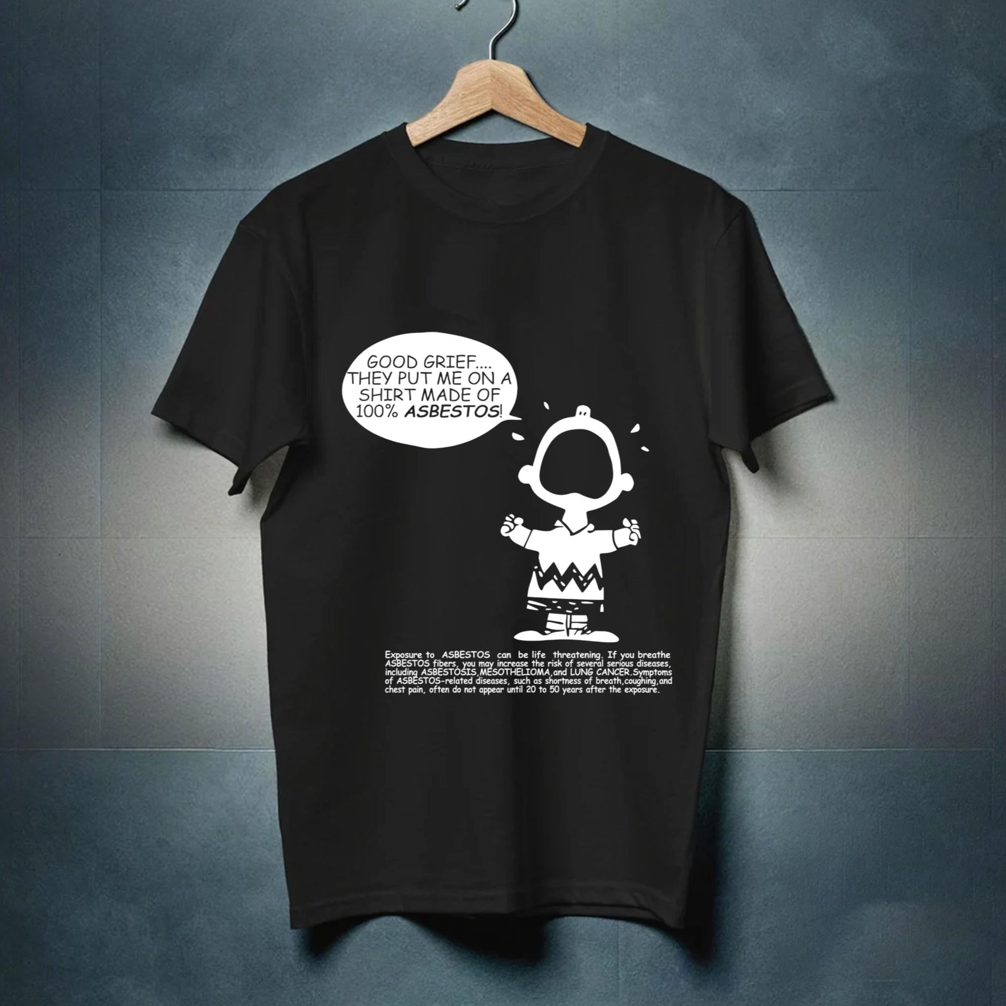 Comfortable Graphic Shirt Acknowledging Iconic Character Good Grief ...