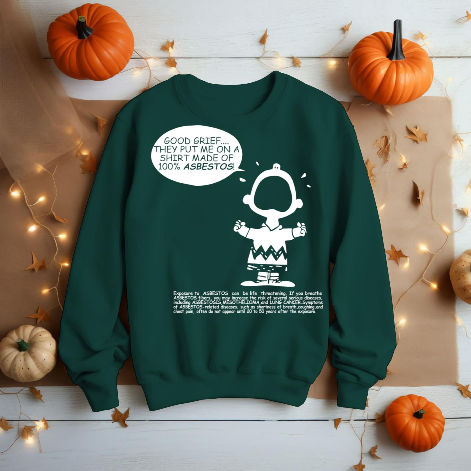 Comfortable Graphic Shirt Acknowledging Iconic Character Good Grief ...