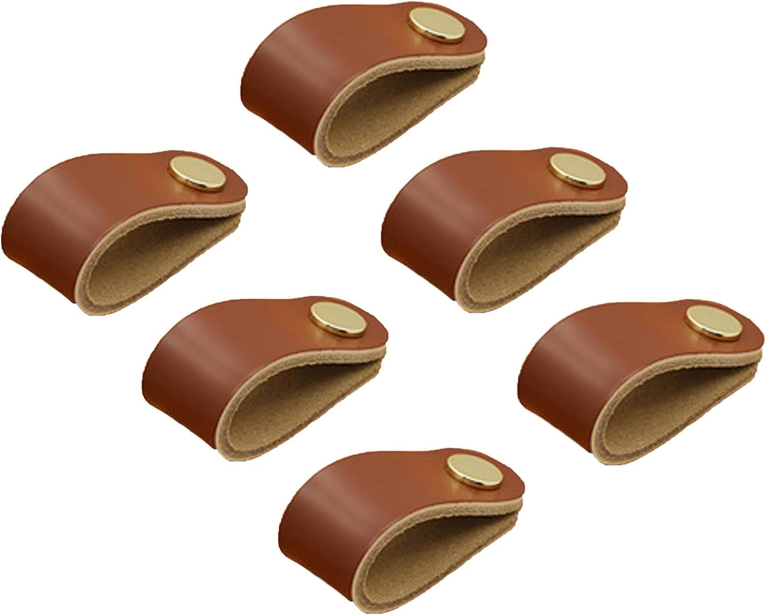 Comfortable Grip Leather Drawer Pulls, Durable Cabinet Dresser Door ...