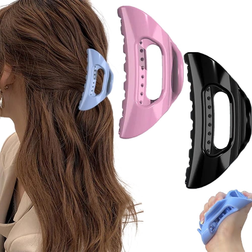 Comfortable Hair Claw Clip for Women, Acrylic French Cloud Hairpin ...