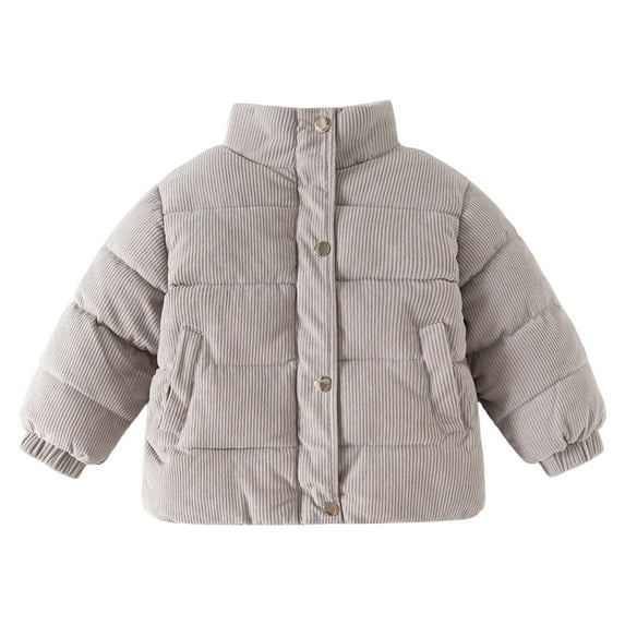 Comfortable Kids Winter Overcoat Cosy Insulated Windproof Polyester ...