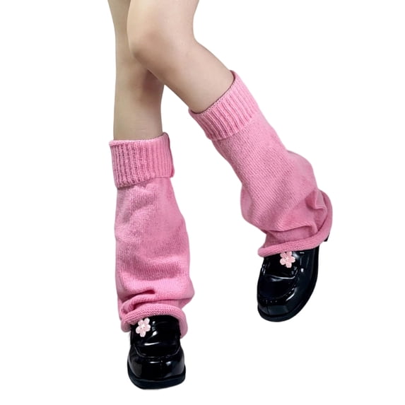 Comfortable Knit Knee Warmer Flared Styles Fall Winter Thermal Wear ...