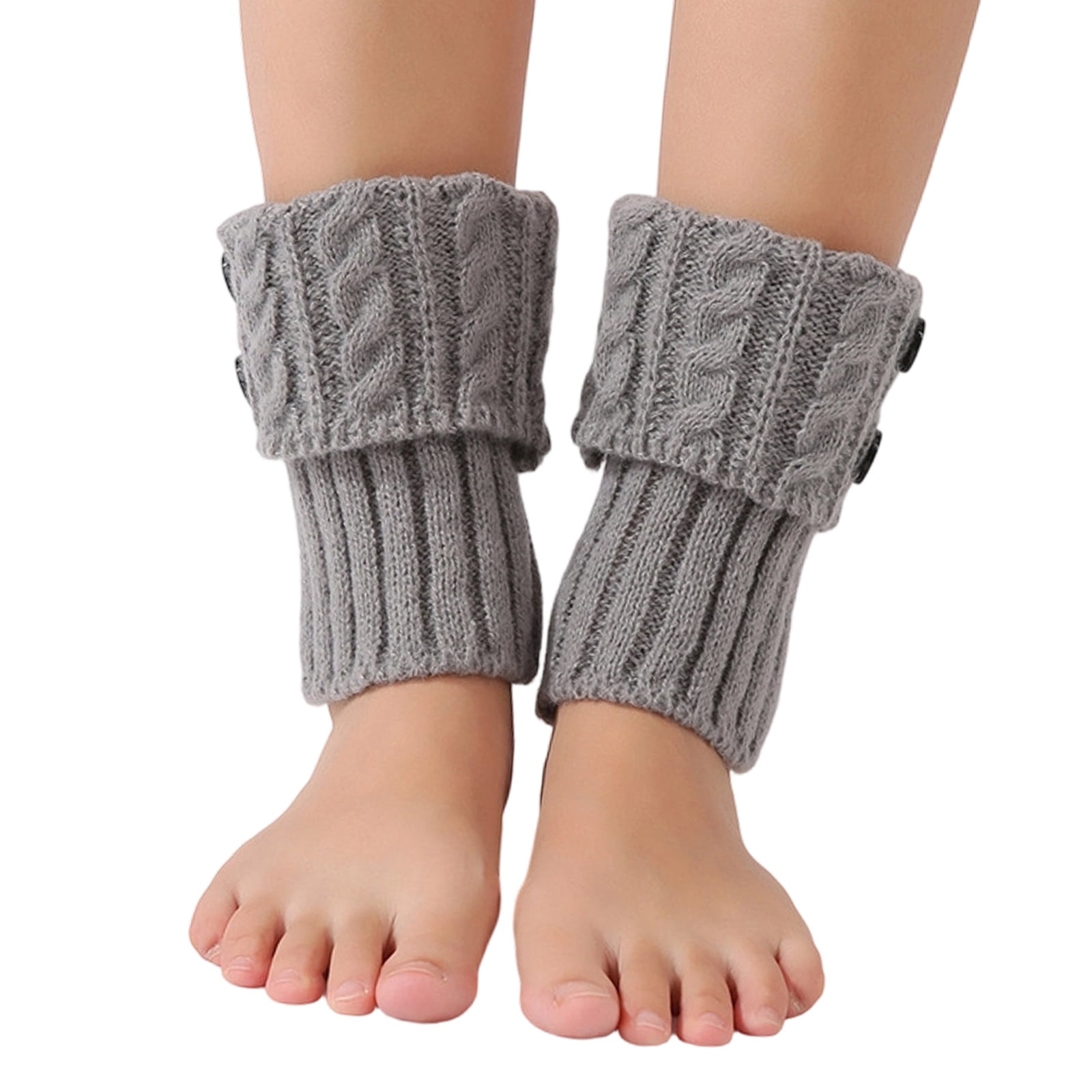 Comfortable Knitted Boot Cuffs Elastic Design Lightweight Leg Warmers ...