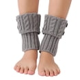 Comfortable Knitted Boot Cuffs Elastic Design Lightweight Leg Warmers ...