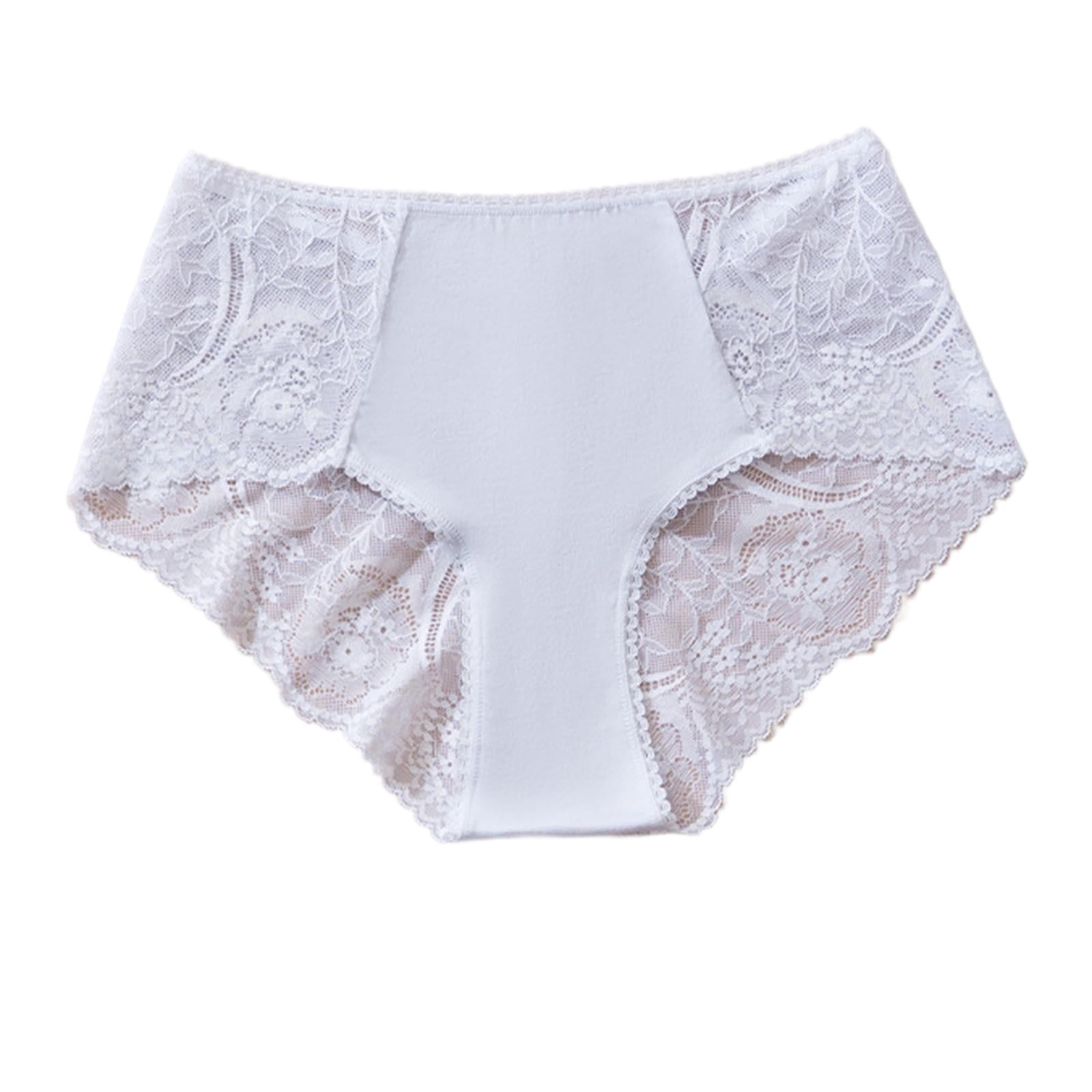 Comfortable Lace Underwear for Women Mid Rise Everyday Briefs ...