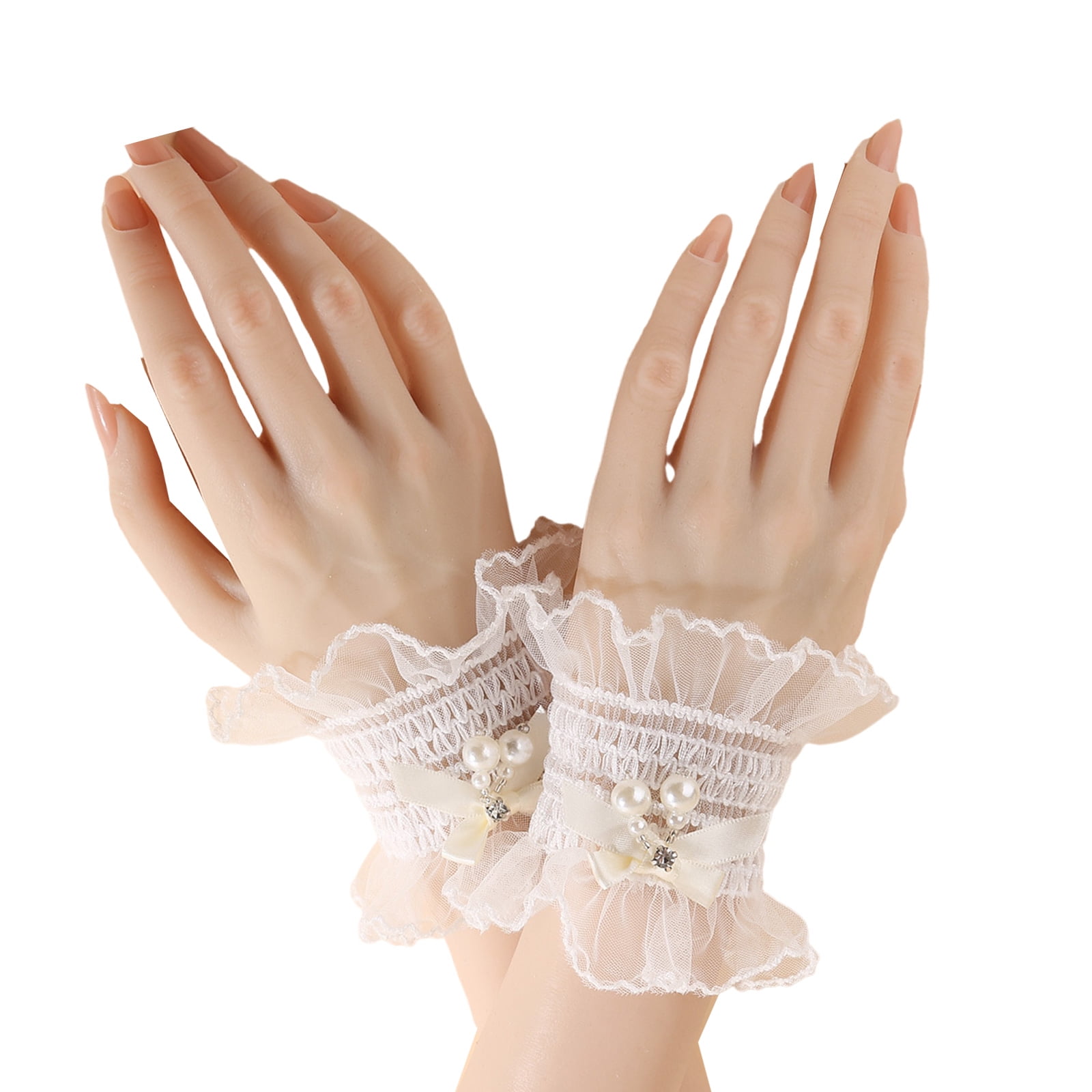 Comfortable Lace Wrist Cuffs With Adjustable Fit Fashion Lace Arm ...