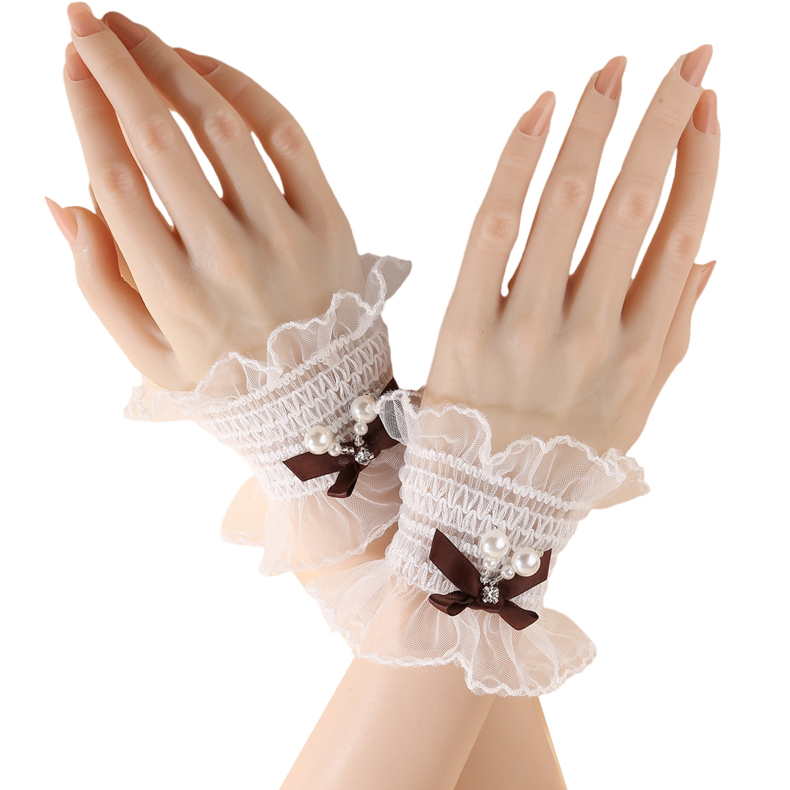 Comfortable Lace Wrist Cuffs With Adjustable Fit Fashion Lace Arm ...