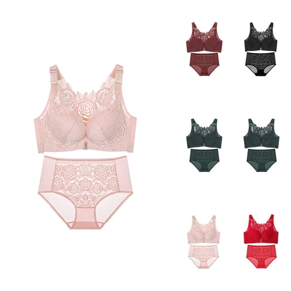 Comfortable Large Thin Sagging Side Beauty Back Shining Wirefree Bra ...