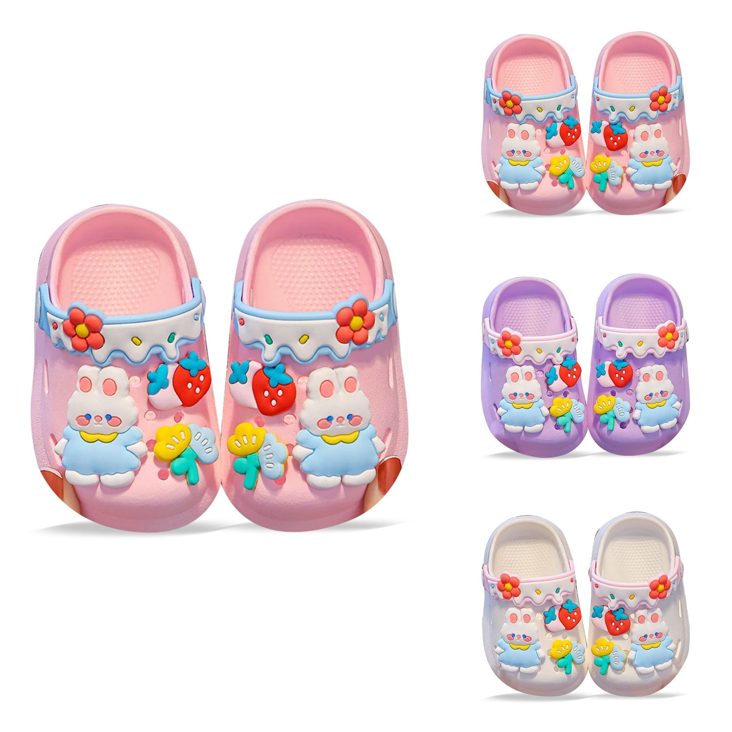 Comfortable Lightweight Kids Summer Sandals, Unisex Toddler Boys Girls ...