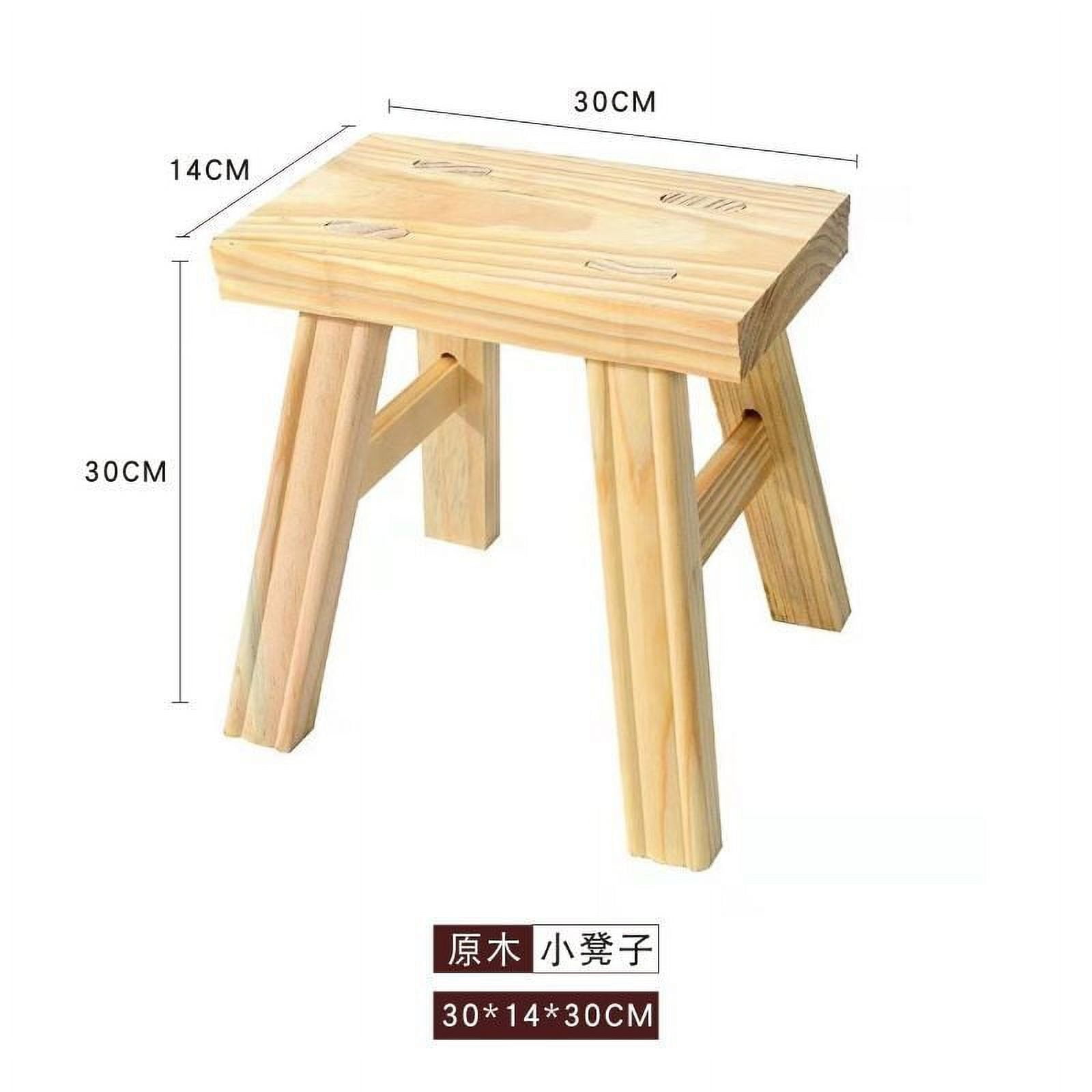 Comfortable Low Stool Shoe Changing Stool Retro Seat Washing Foot ...