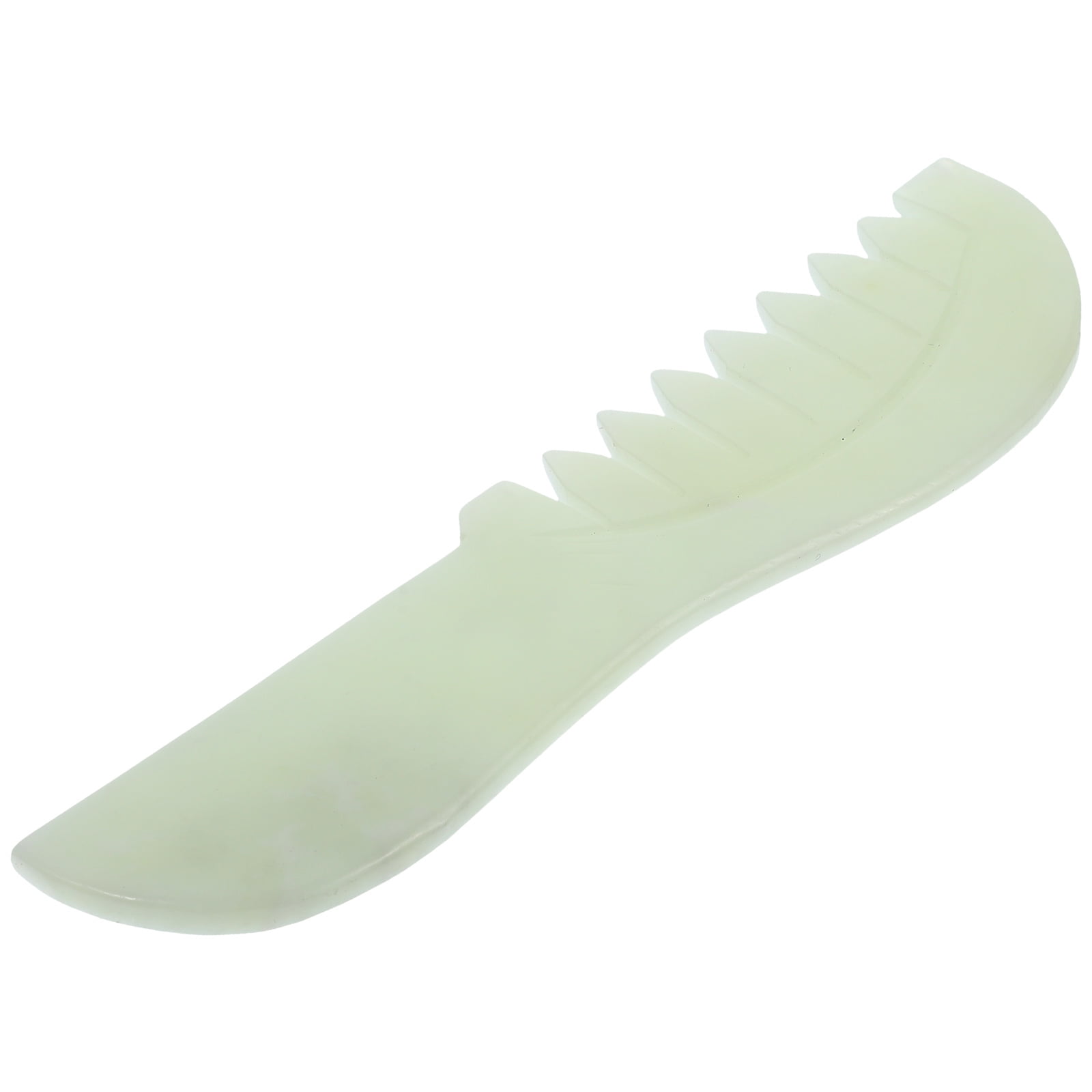 Comfortable Massage Hair Comb Handheld Jade Comb Parents Gift ...