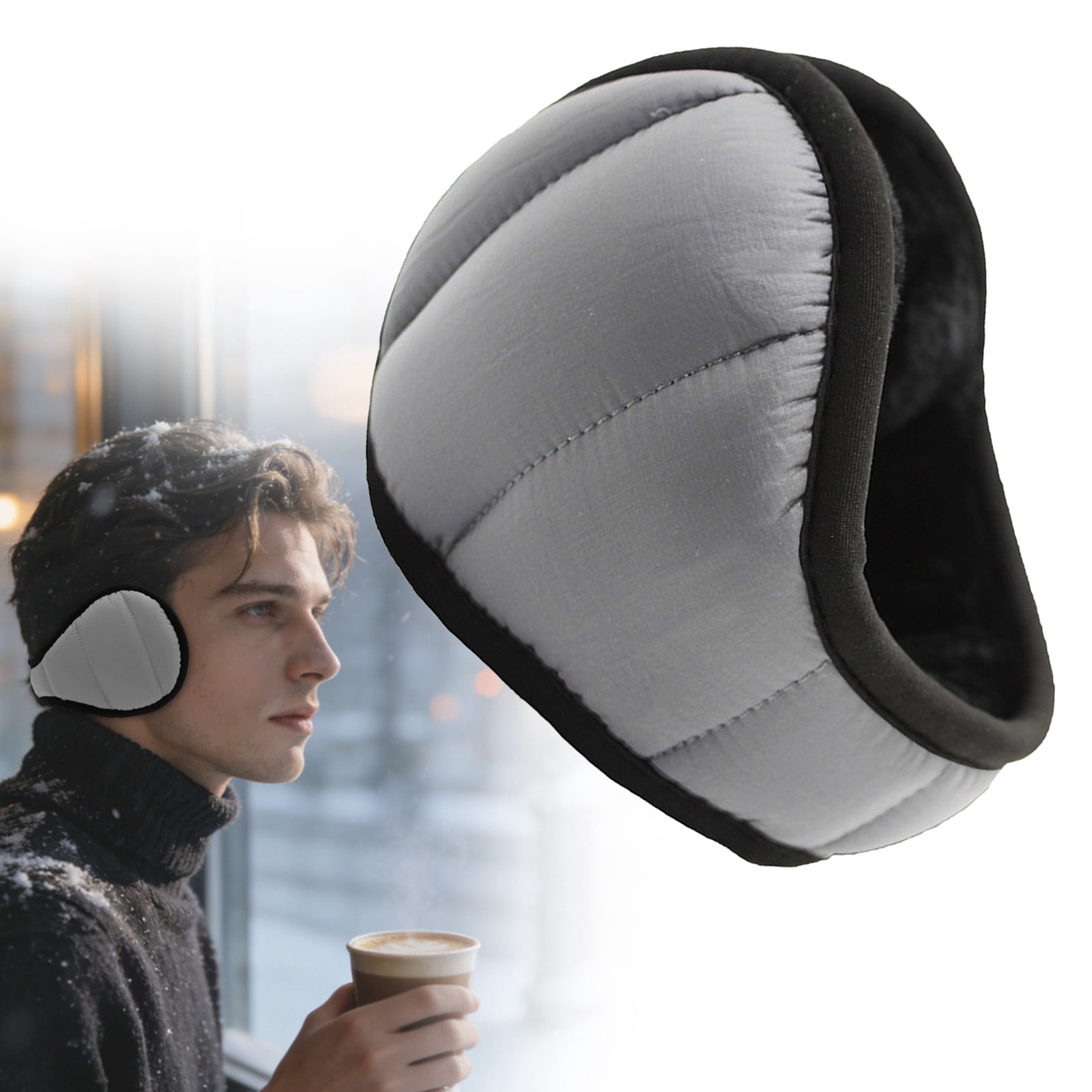 Comfortable Men's Down Ear Warmers For Cold Weather All Day Warmth ...