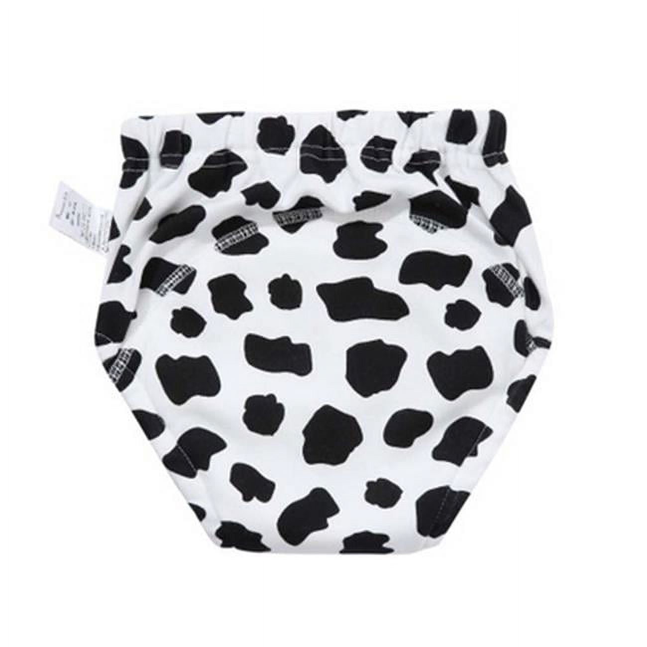 Comfortable Milk Cow Pattern Baby Diapers - 2 Piece - Walmart.com