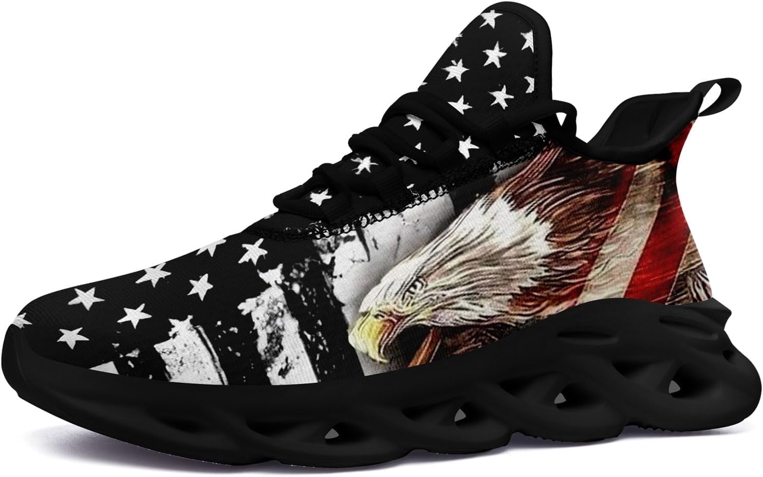 Comfortable Patriotic Running Shoes for Men Women Personalized ...