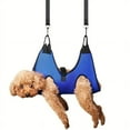 BOPORO Pet Grooming Hammock Harness for Dogs Cats Secure Restraint Bag ...