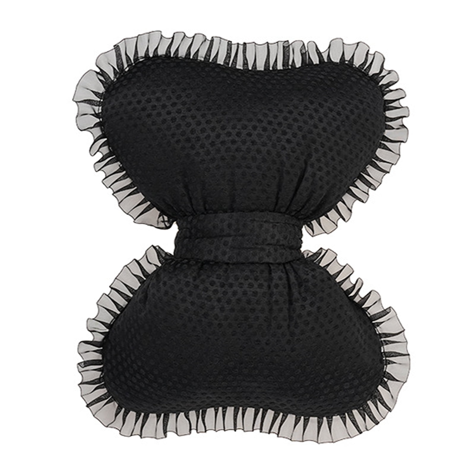 Comfortable Pillow Bowknot Shape for Head Neck Relaxation Living Room ...