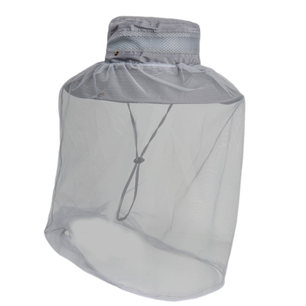 Comfortable Portable Sun Hat Mozzies Bees Mesh Head Face Protectora Net ...