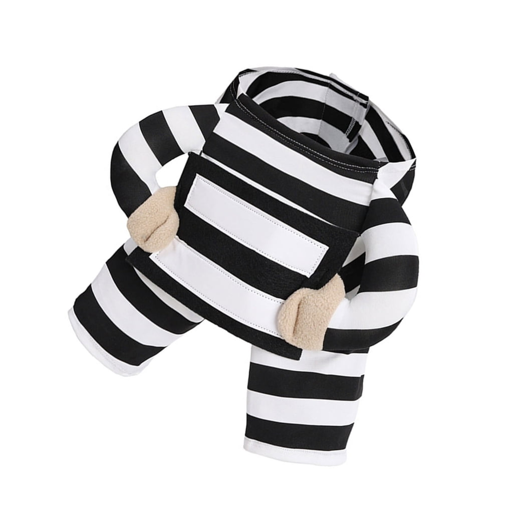 Comfortable Prisoner Costume Funny Striped Outfit Party Wear for Small ...