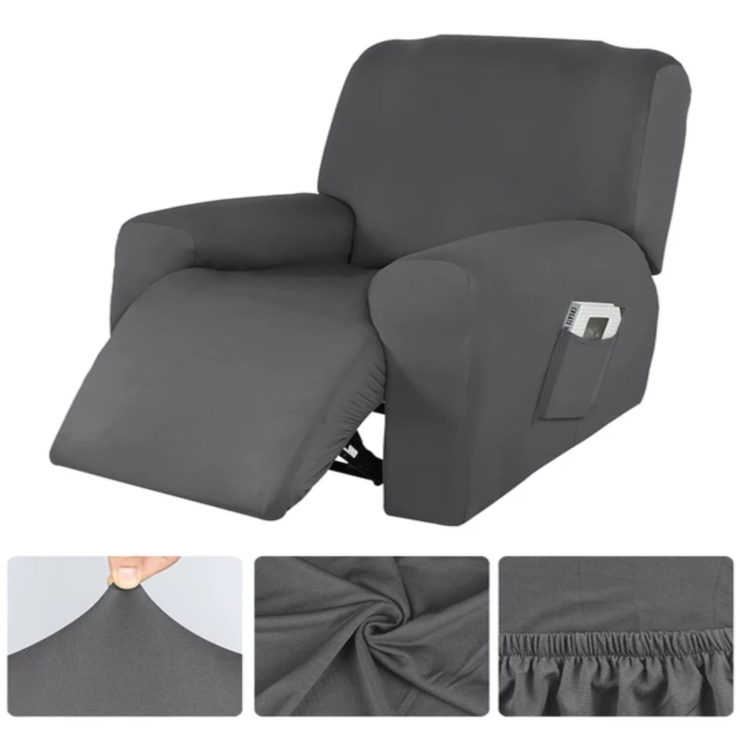 Comfortable Recliner Sofa Cover - Elastic and Stretchy Sofa Protector ...