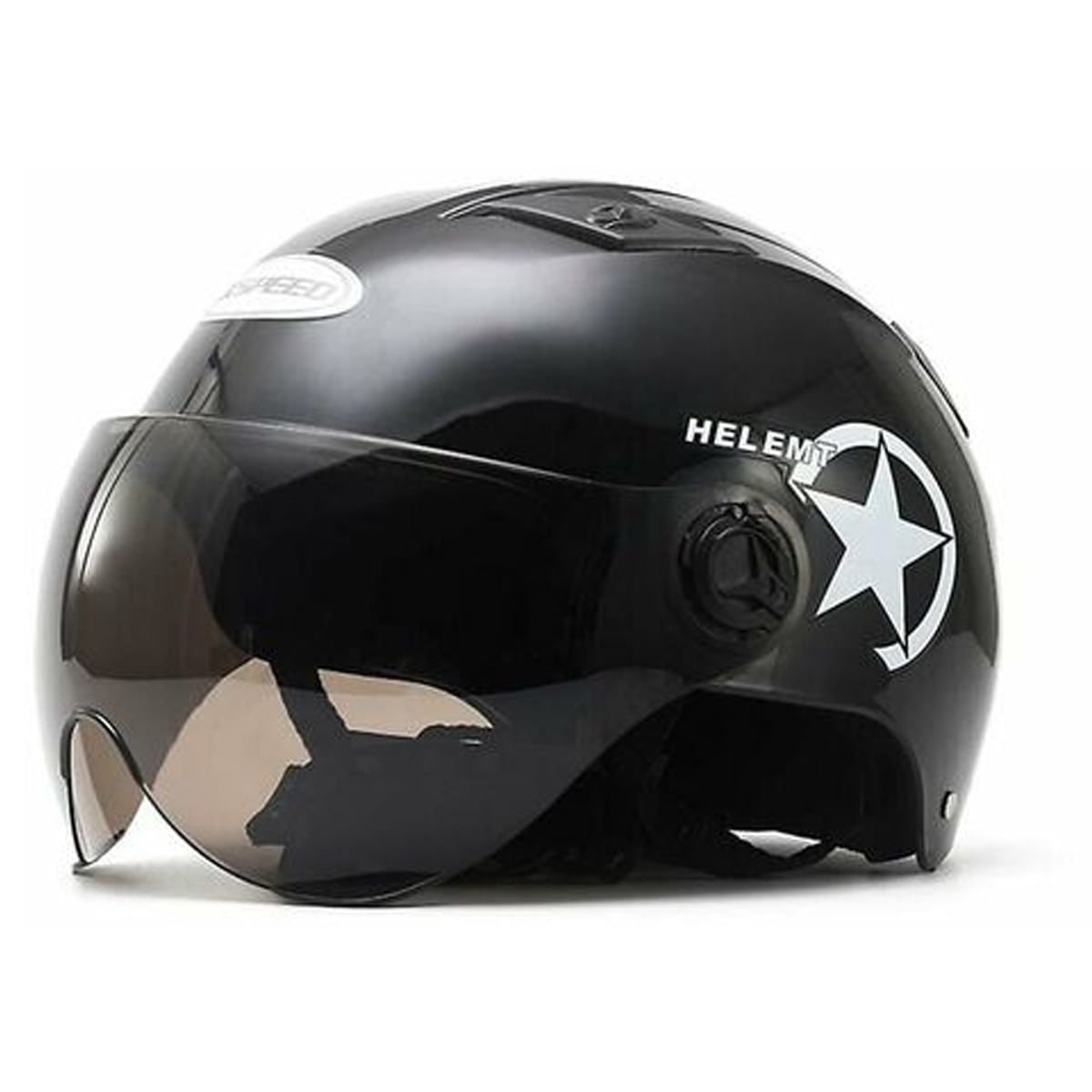 Comfortable and Safe Helmet for Electric Motor Car Riders, Open Face ...
