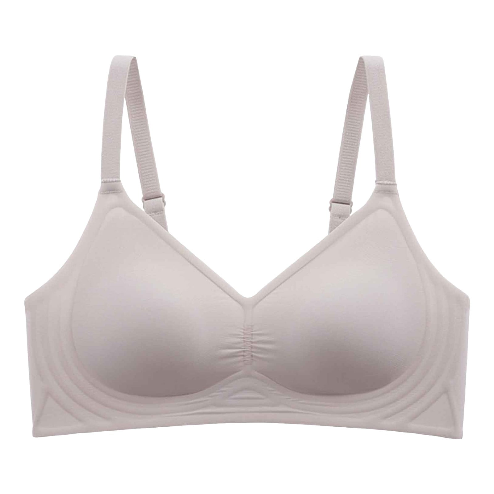 Comfortable Seamless Full Coverage Bra For Women Wireless Bras With Soft Support Regular And ...
