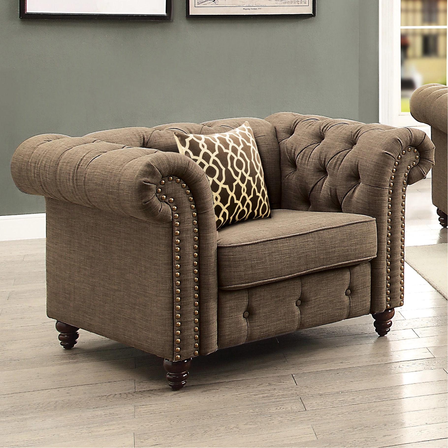 Comfortable Seating with Decorative Pillow - Primary Living Space, Cozy ...