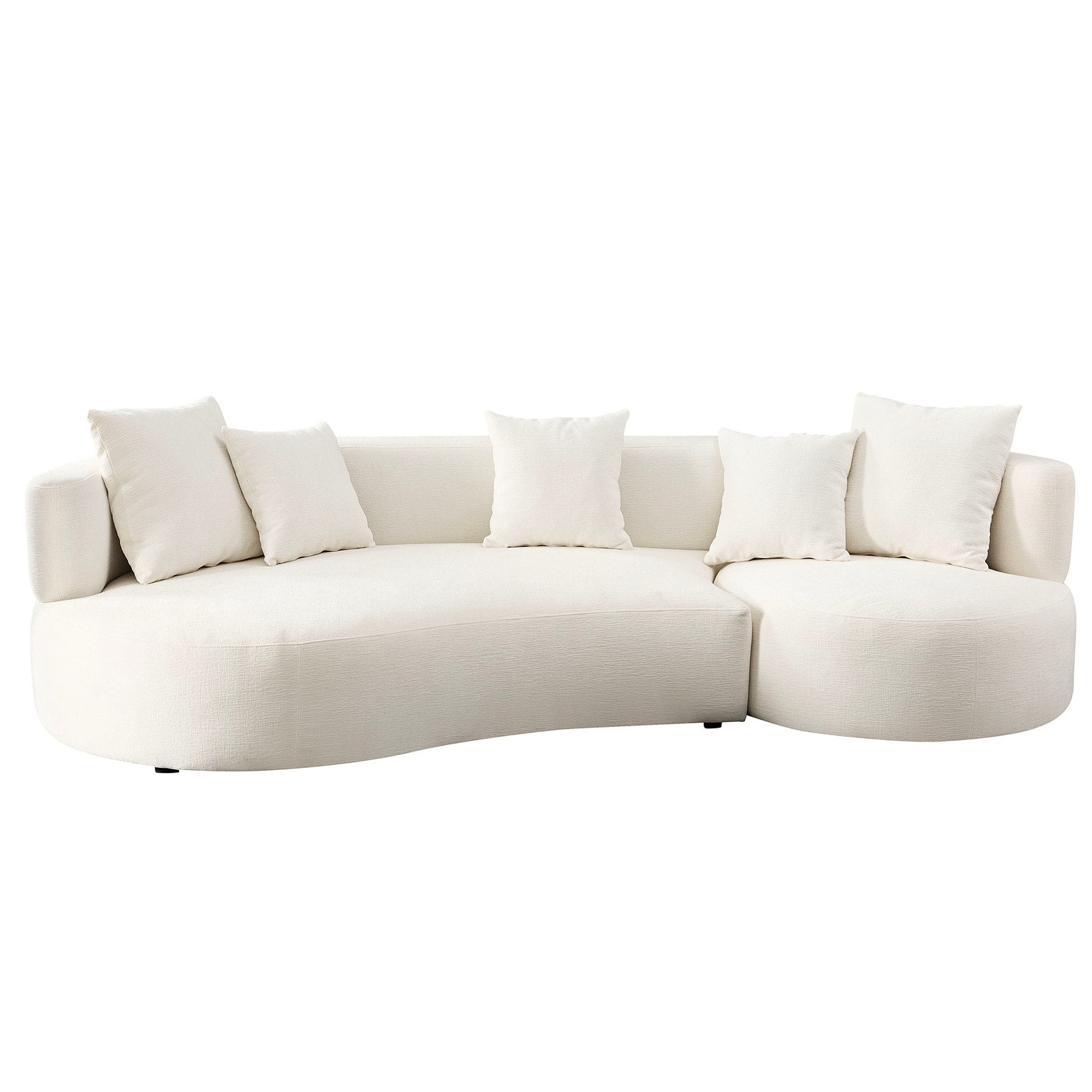 Comfortable Sectional Sofa+Soft and Spacious Seats”-“Relaxing Alone ...