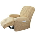 Comfortable Single Seater Armchair Slipcover Soft Elastic Bubble Grids ...