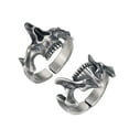 Comfortable Skull Rings Accessory Vintage Silver Skull Rings Men's Cool ...