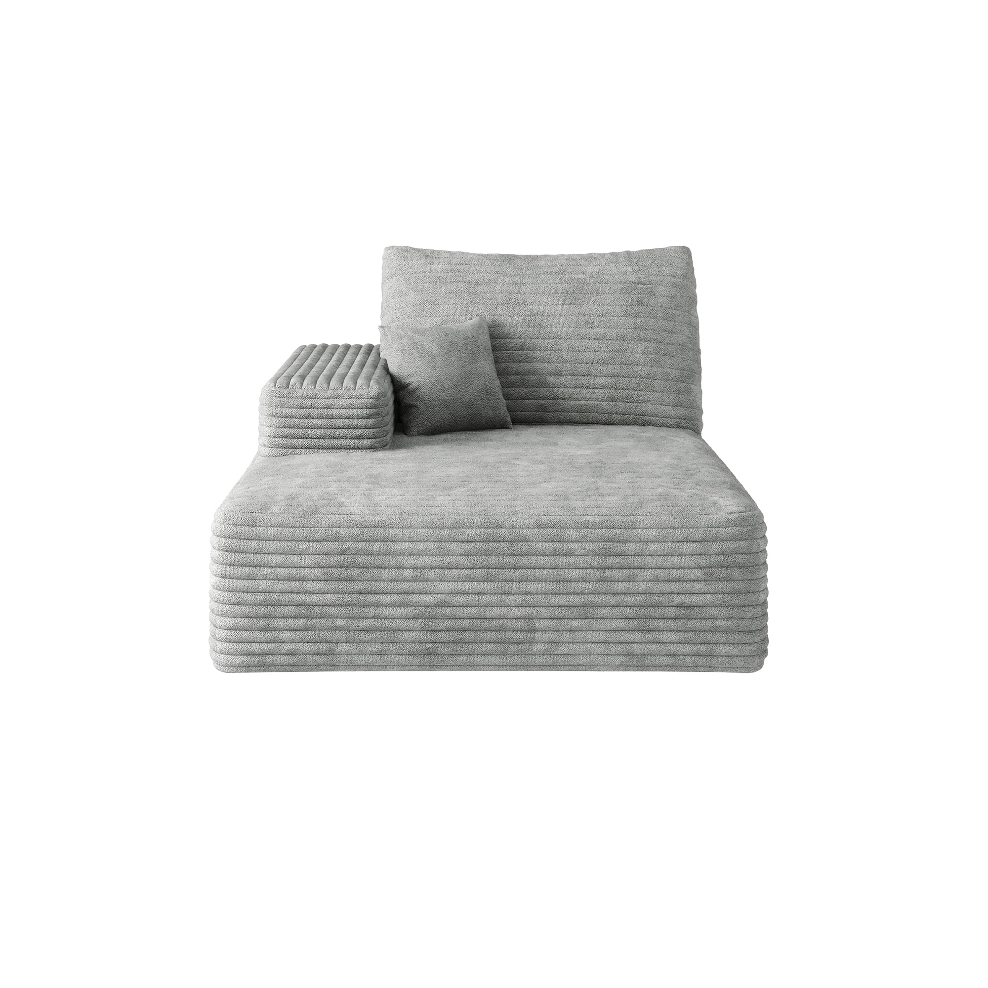 Comfortable Sofas, Y119-R-SLEEPER-GREY right sleeper grey, Antique Grey ...