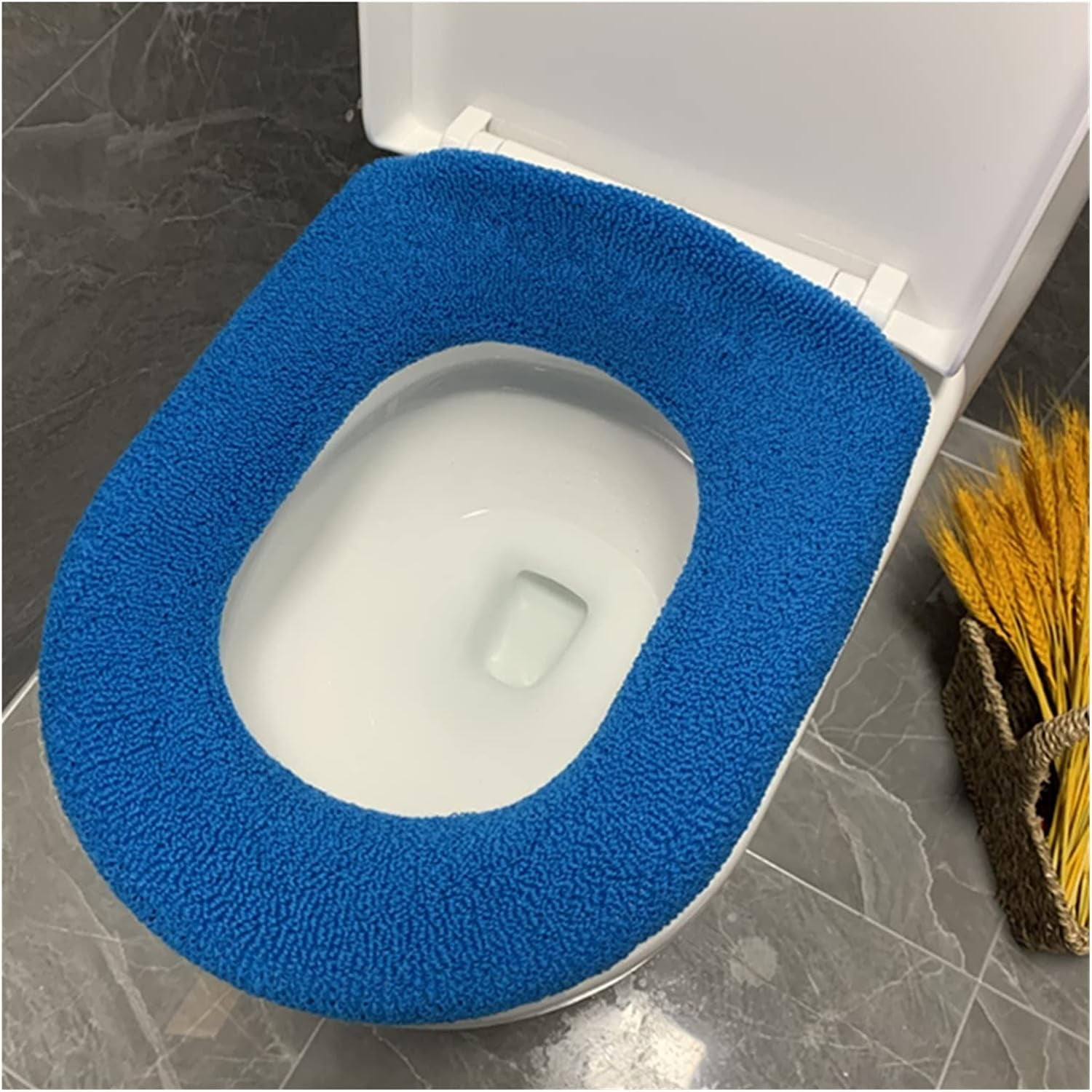 Comfortable Soft Multicolor Bathroom Toilet Set Thickening Washable ...