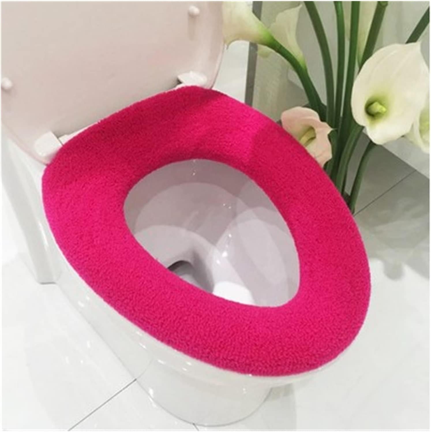Comfortable Soft Multicolor Bathroom Toilet Set Thickening Washable ...