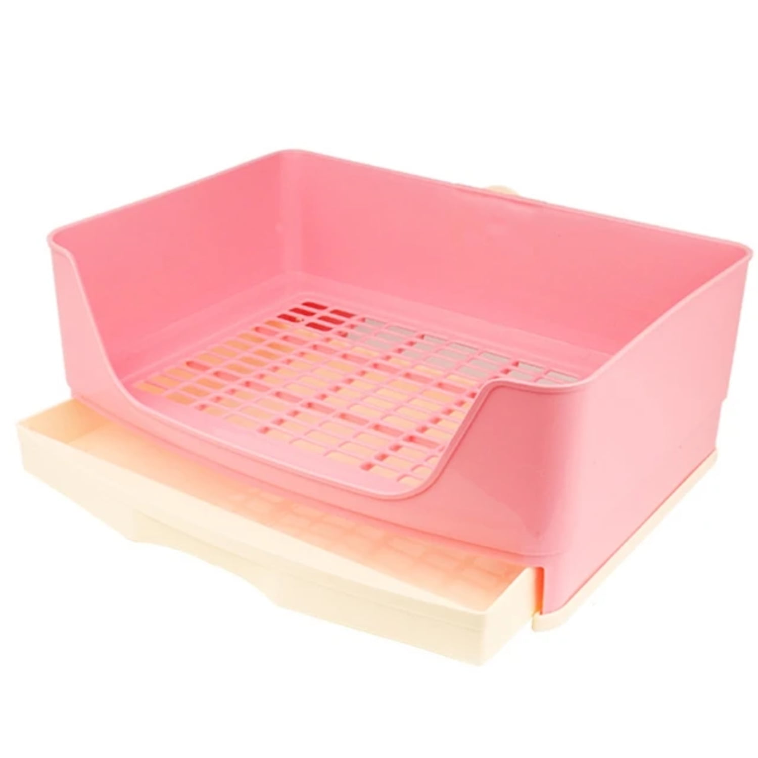 Comfortable and Spacious Large Rabbit Litter Box with Drawer Firmly ...