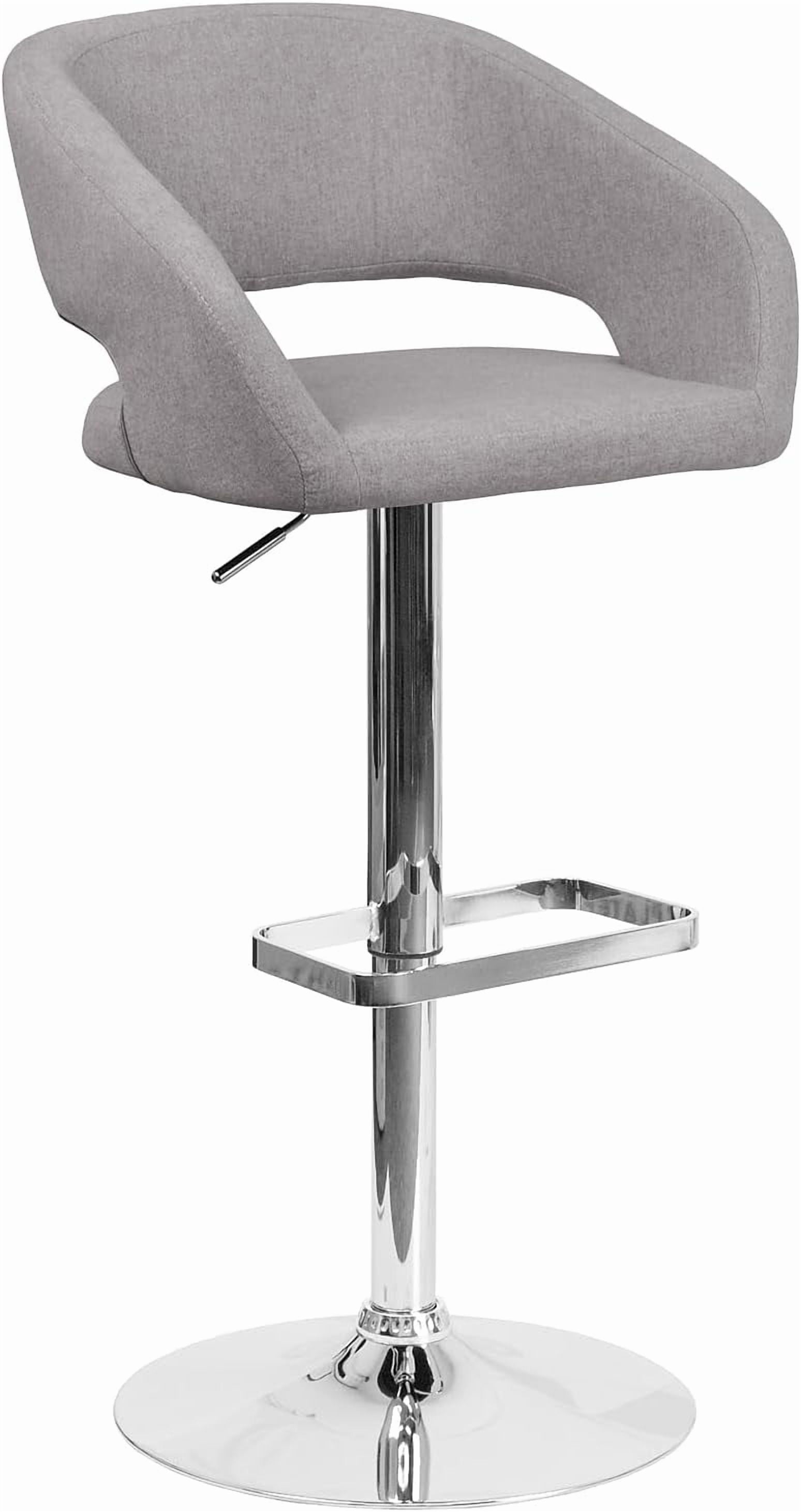 Comfortable Stylish Contemporary Barstool with Rounded Mid-Back and ...