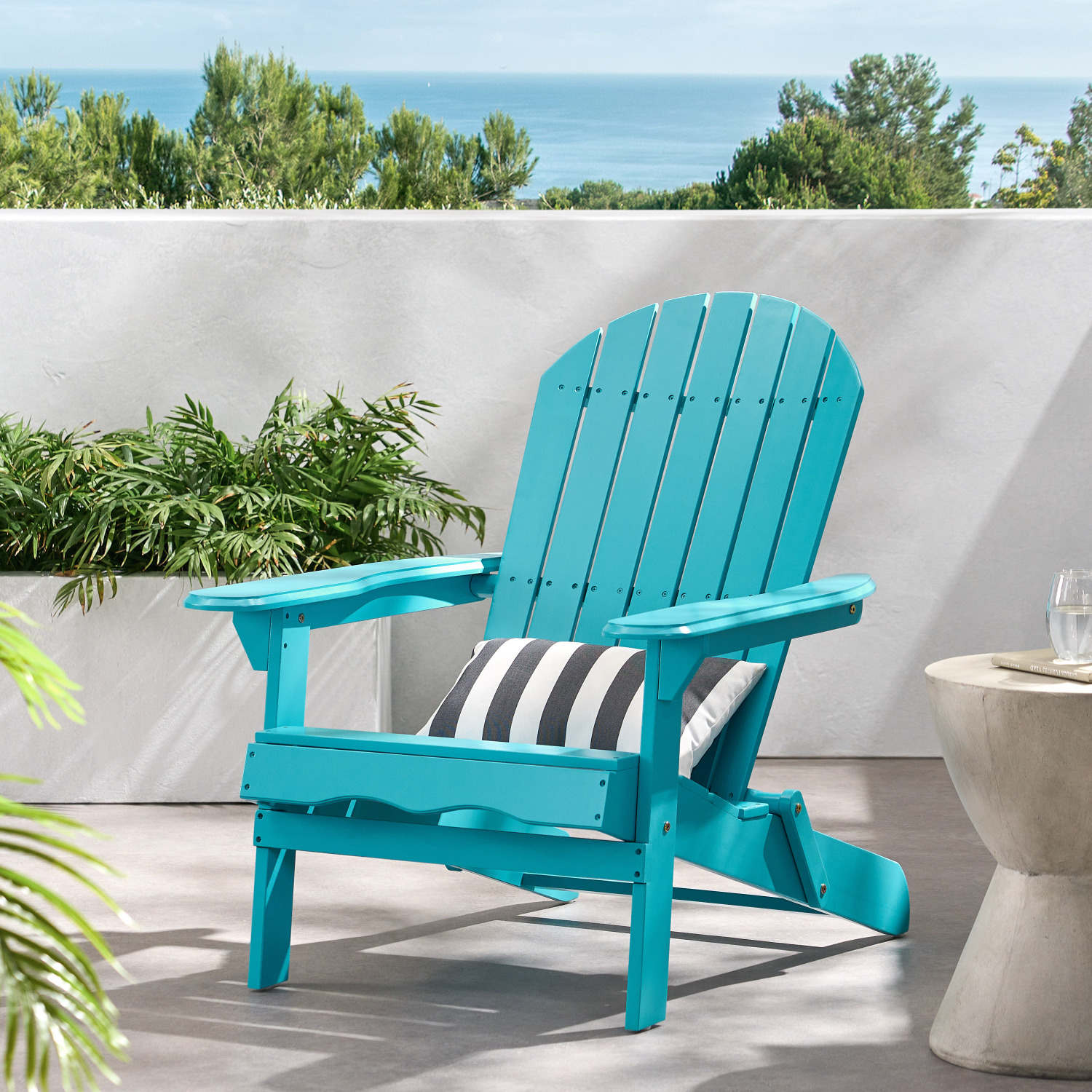 Comfortable and Stylish Malibu Adirondack Chair for Relaxing Outdoors | Classic Wooden Recliner ...