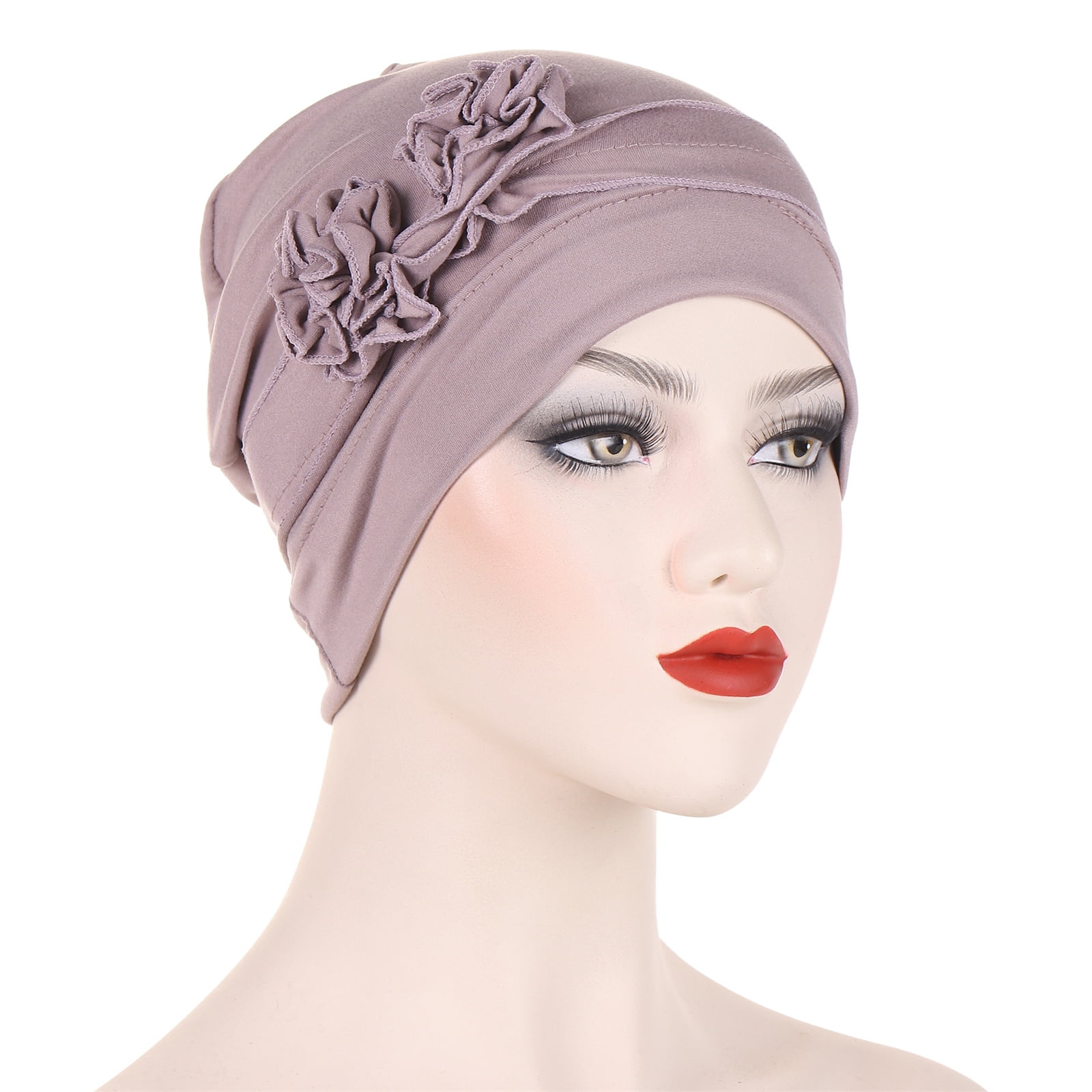 Comfortable Turban Caps Suitable for Everyday Use Women Head Wrap Head ...