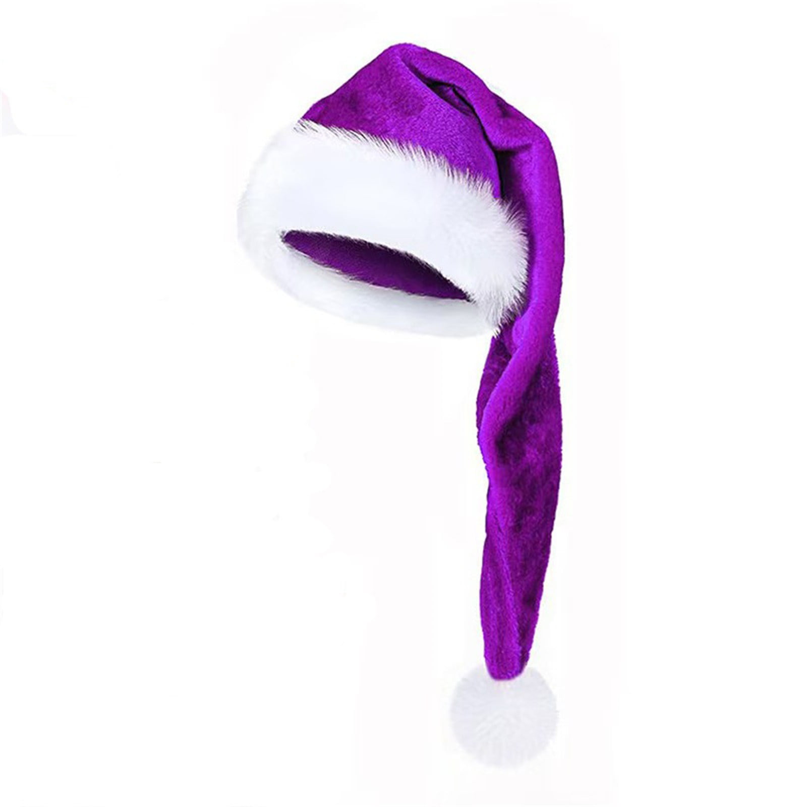 Comfortable Velvet Long Santa Hats & Christmas Berets Perfect Adult ...