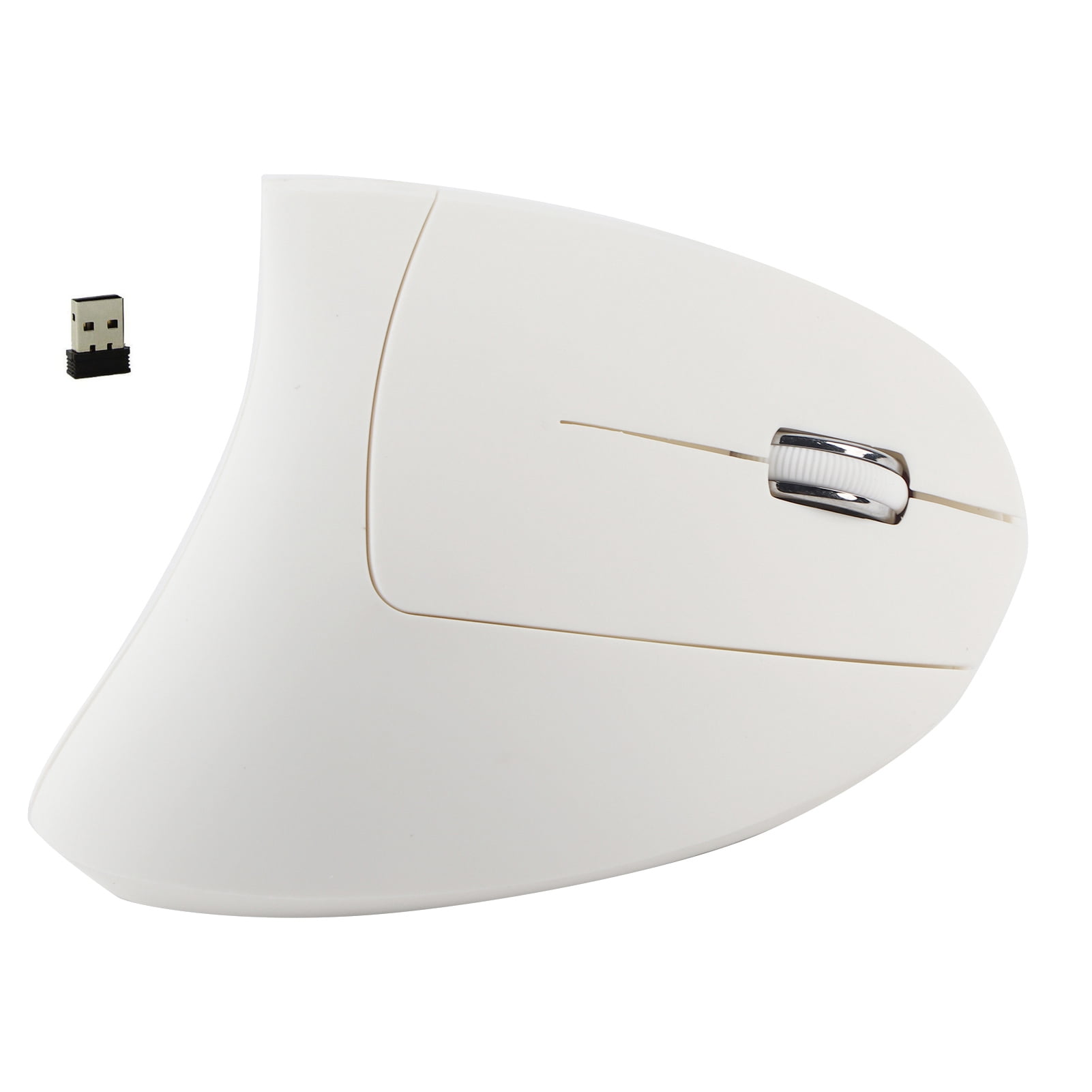 Comfortable Vertical Optical Mouse, 2.4GHz Wireless, Adjustable DPI ...