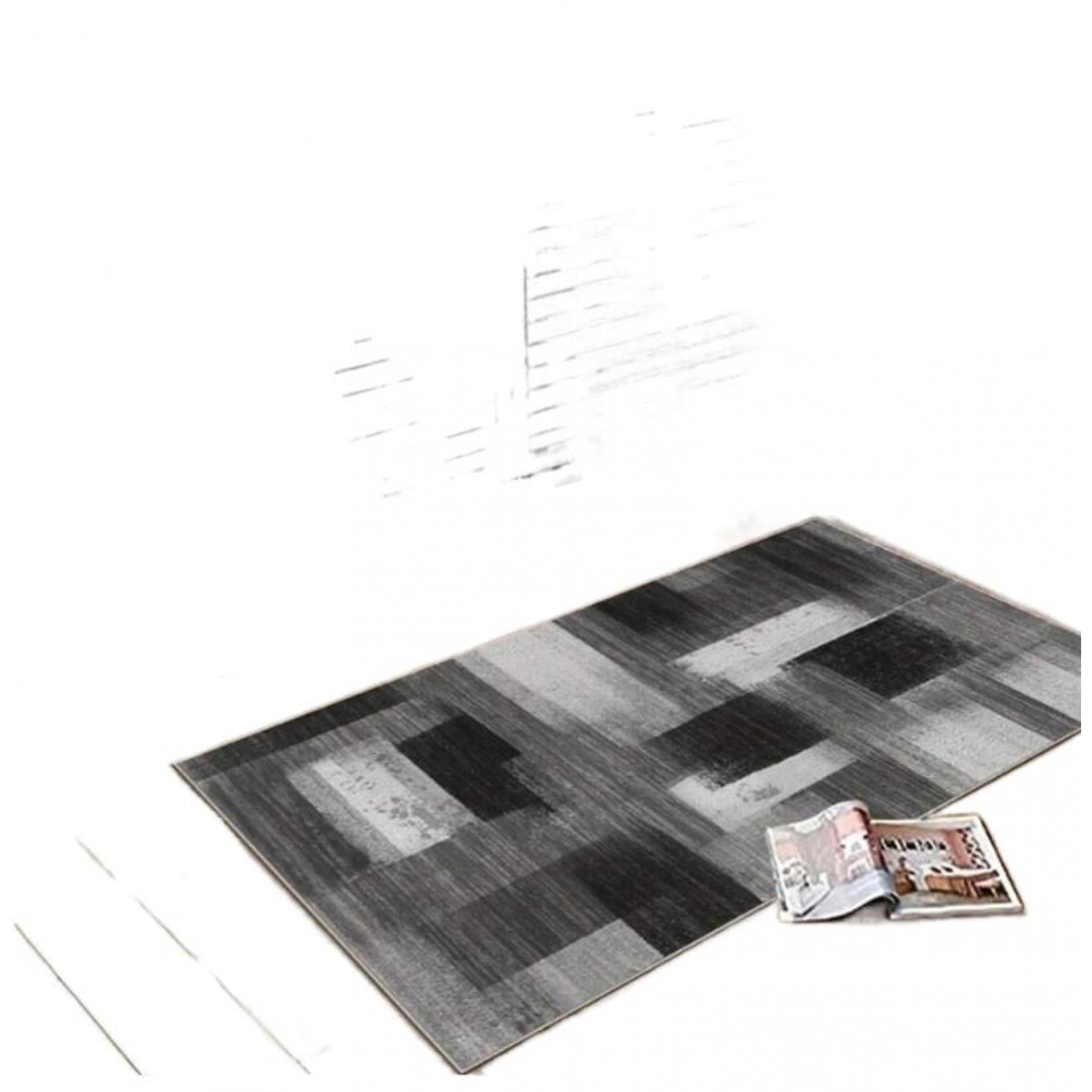 Comfortable With Bottom, Grey Floor Mat Carpet With Quick Absorption ...