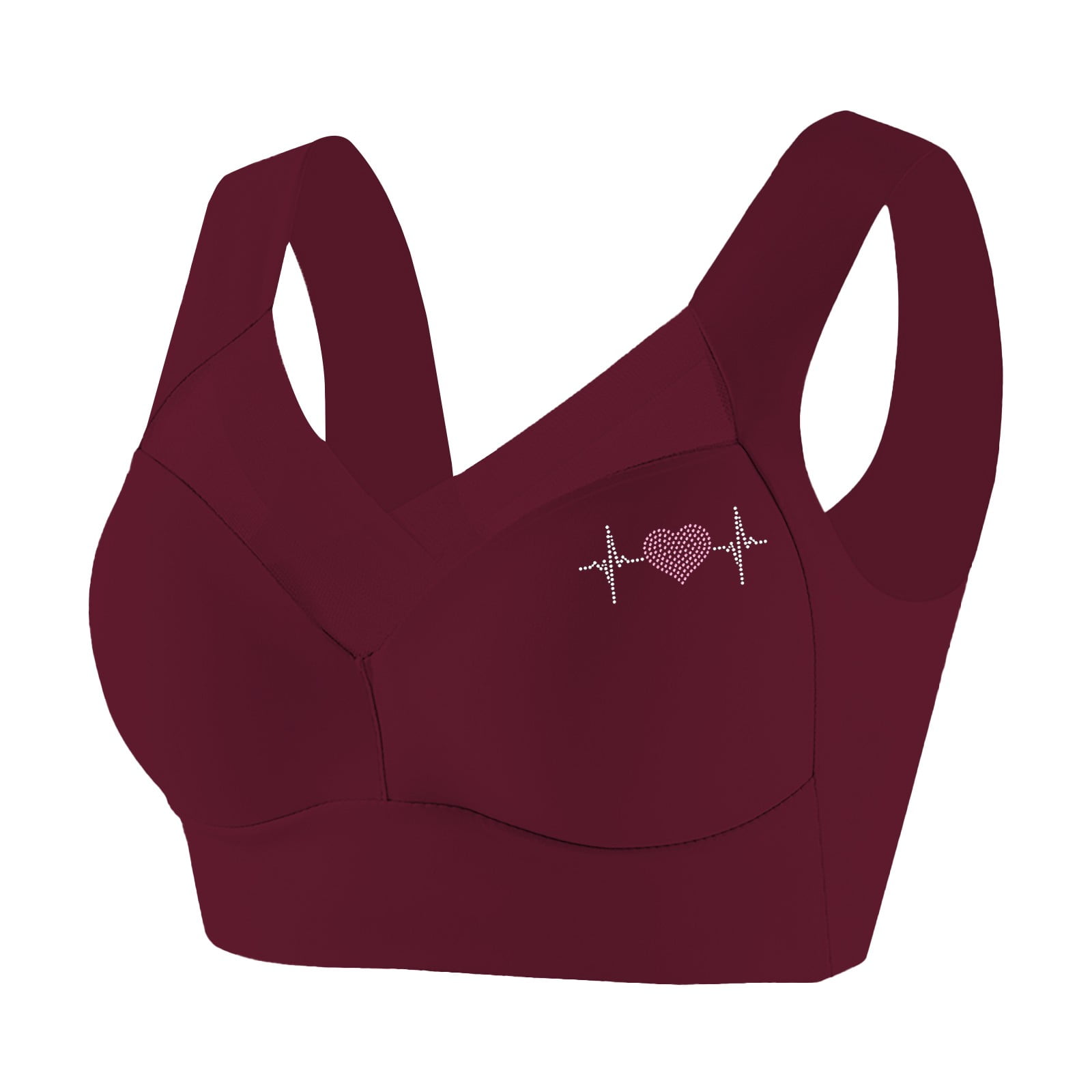 Comfortable Women's Bra Large Size Without Ring Lace Vest Underwear ...