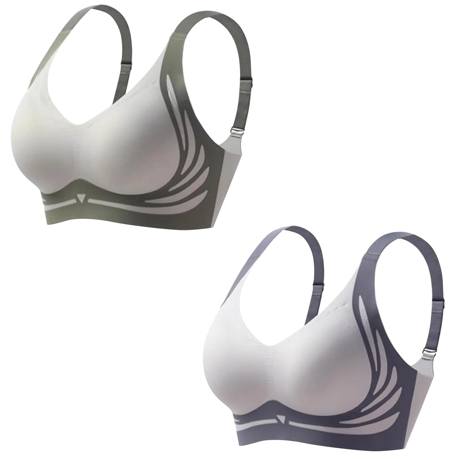 Comfortable Women's Bra Super Gather Soft Wireless Push Up Lift Women ...