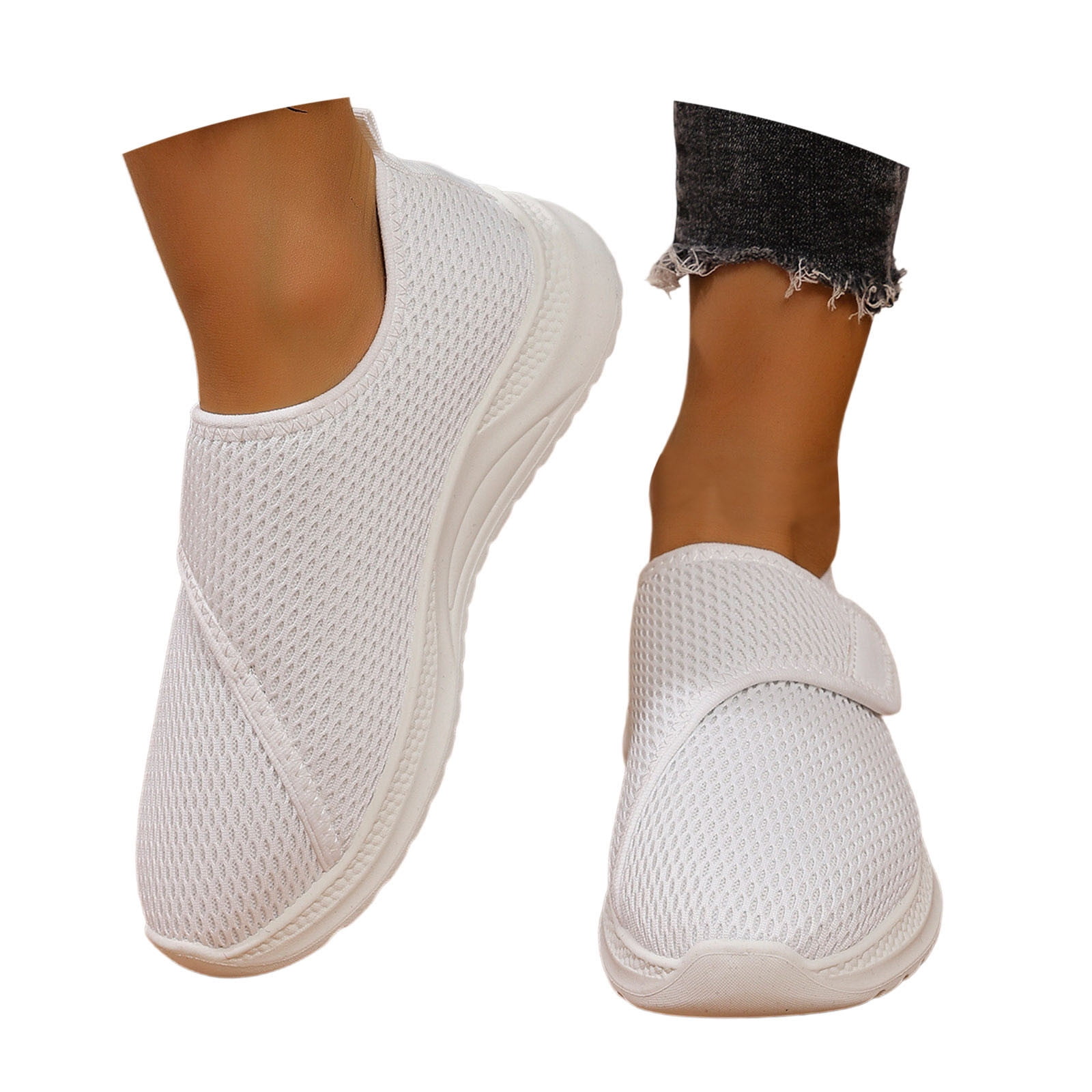 Comfortable Women's Casual Shoes Stylish Lightweight Knitted Slip On ...
