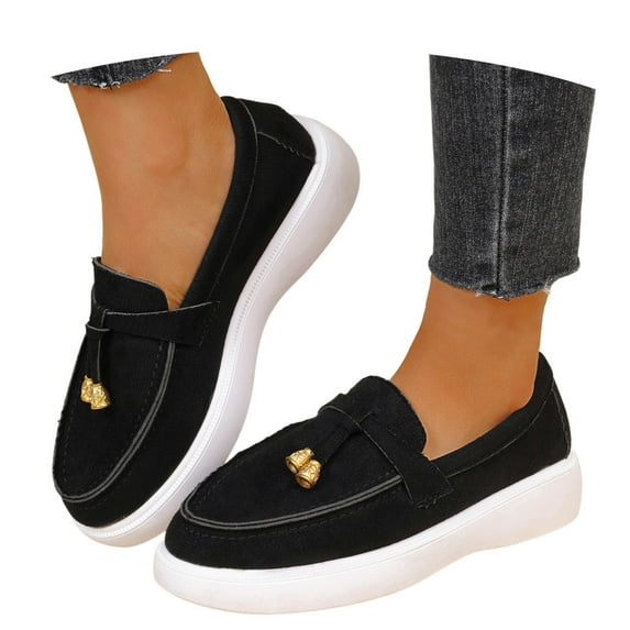 Comfortable Women's Casual Slip-On Loafers Plus Size Spring Summer ...